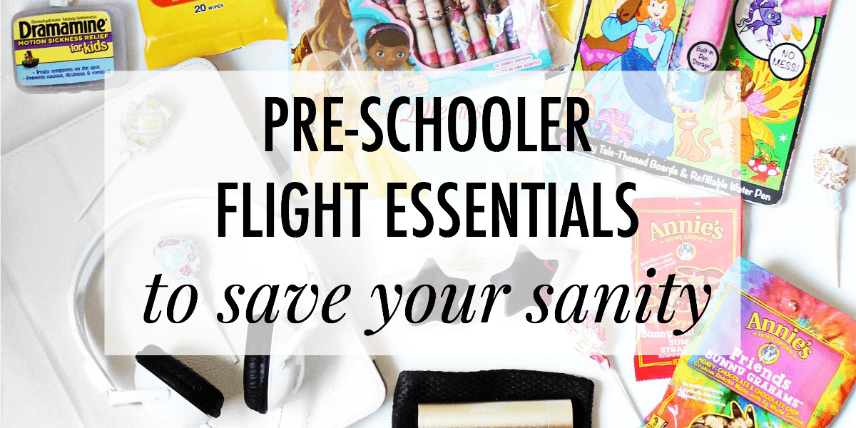 Pre-Schooler Flight Essentials - Seven Graces