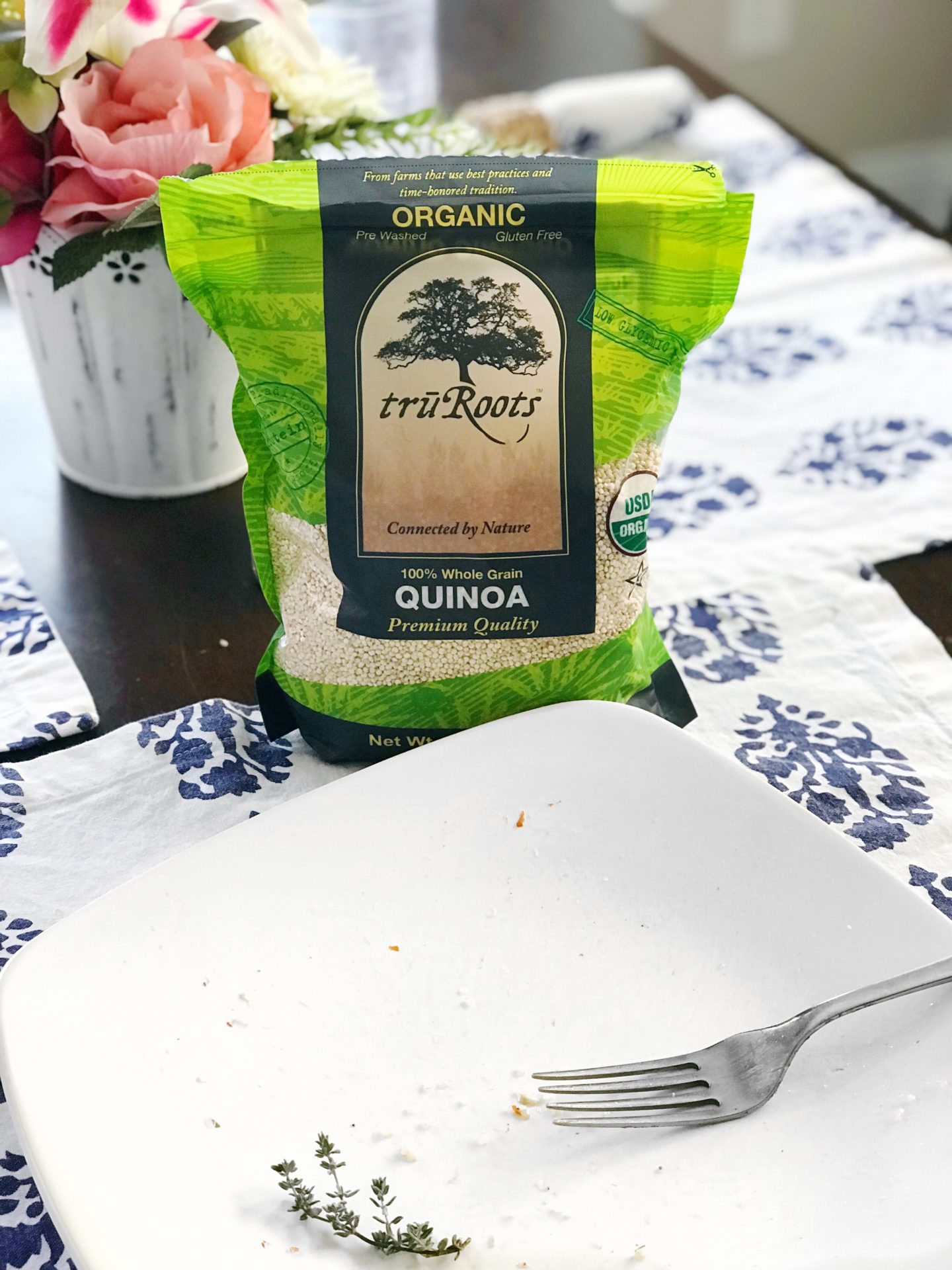 Garlic & Chicken Mushroom Quinoa: A New Family Favorite - Seven Graces