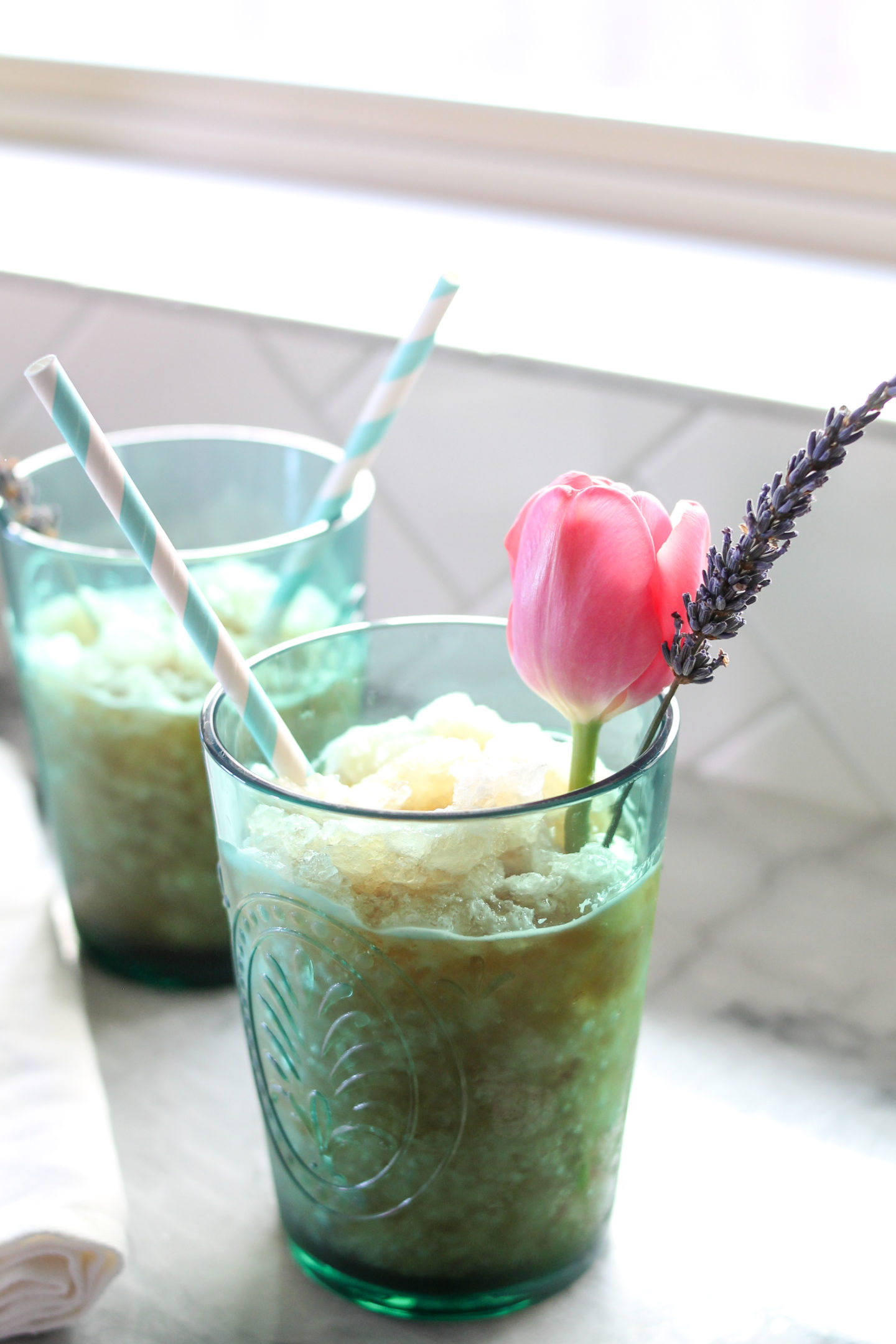 Lavender Sweet Tea Slush for Summer Soirees - Seven Graces